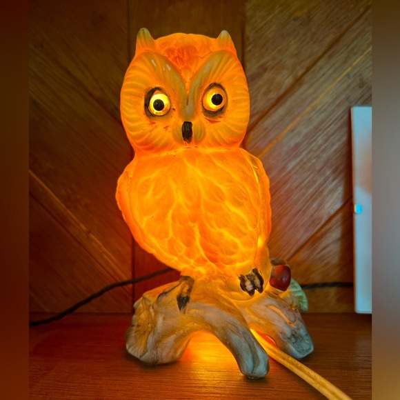 Vintage | Accents | Vintage Ardalt Japan Owl Lamp Rare Midcentury ...